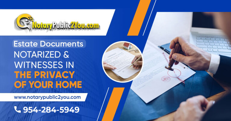 Fort Lauderdale Mobile Notary & Power of Attorney Services